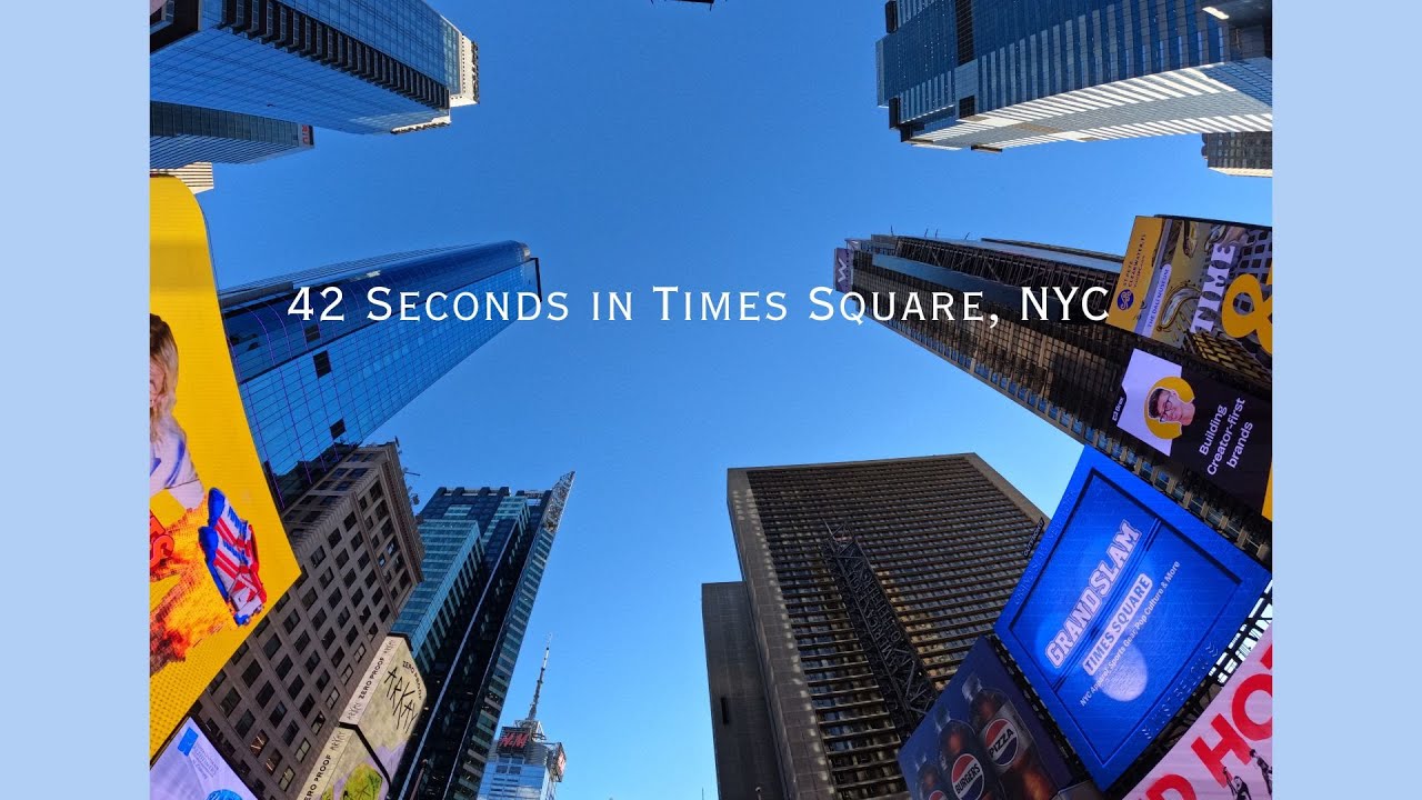 Time Lapse of Times Square, NYC - YouTube