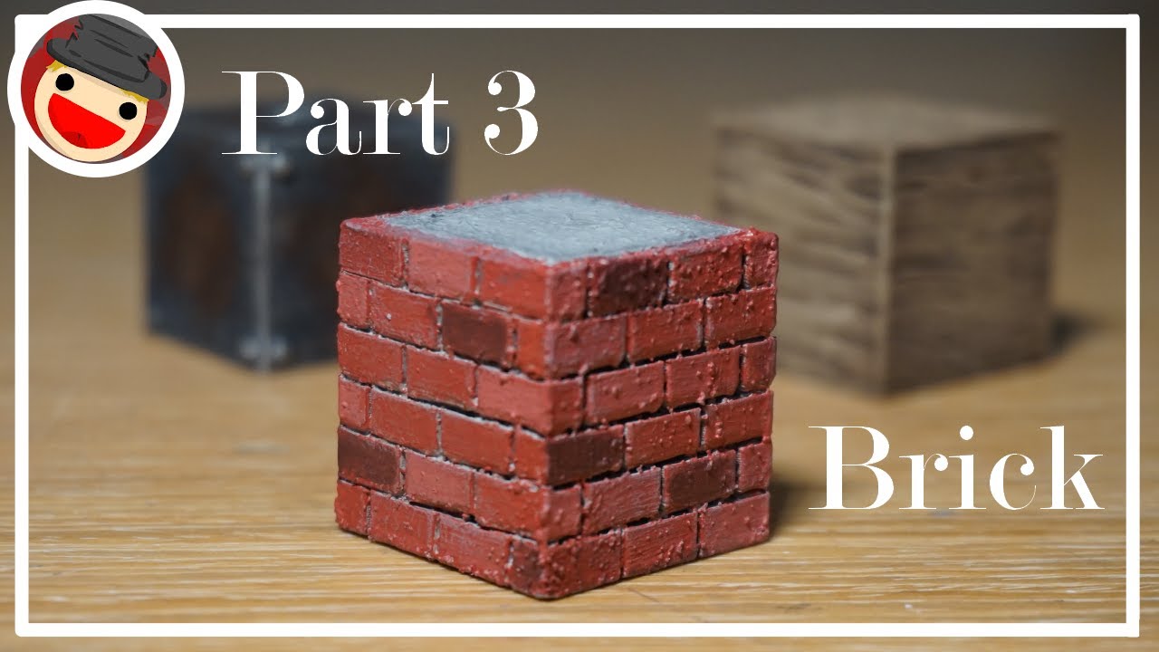Making A 3D Printed Texture Cube: Part 3: Brick - YouTube
