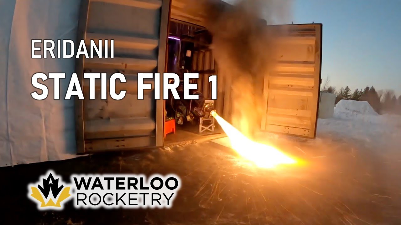 Eridanii Liquid Engine Static Fire - YouTube