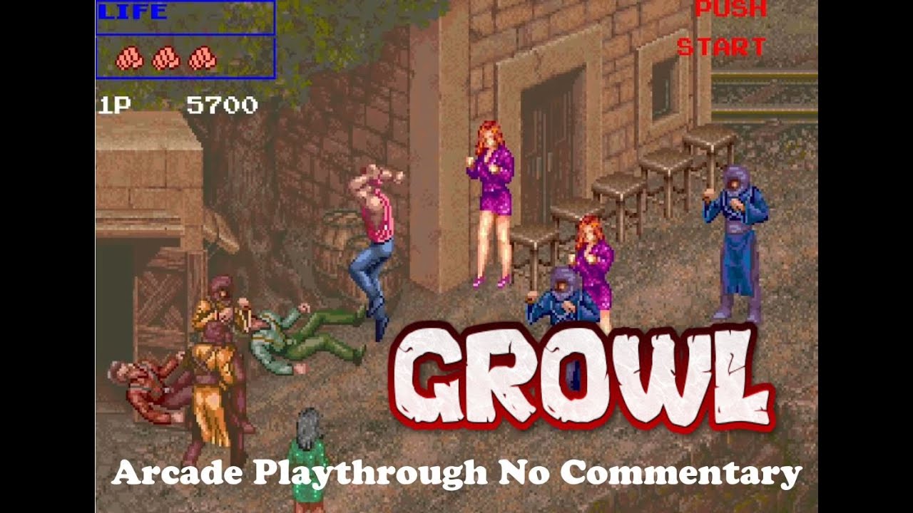 GROWL Arcade Playthrough - No Commentary | All 4 Characters | By ...