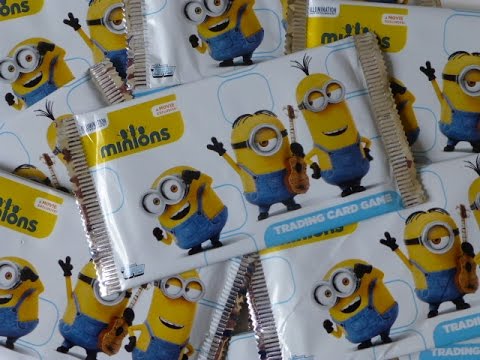 Minions 15 Booster Unboxing - YouTube
