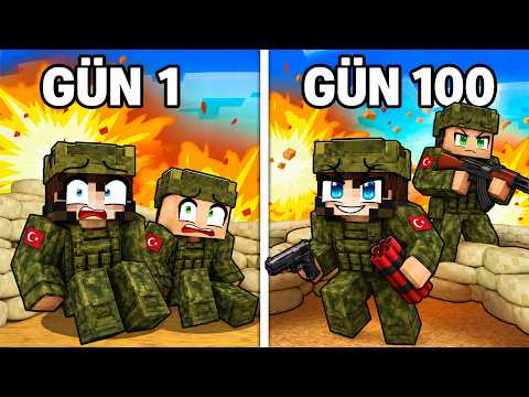TÜRK ASKERLERİ BİZİ KURTARDI! 😱 - Minecraft