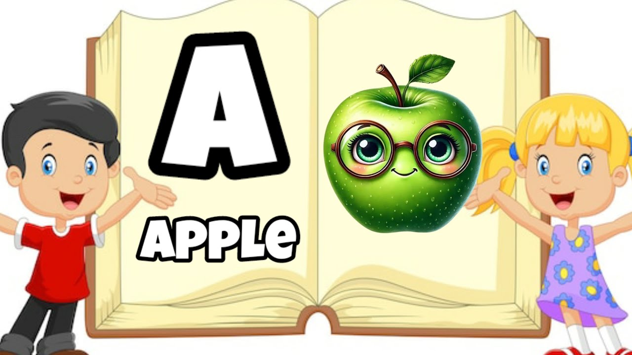 ABC learning with fun | alphabets learning with pictures | abcd abcd ...