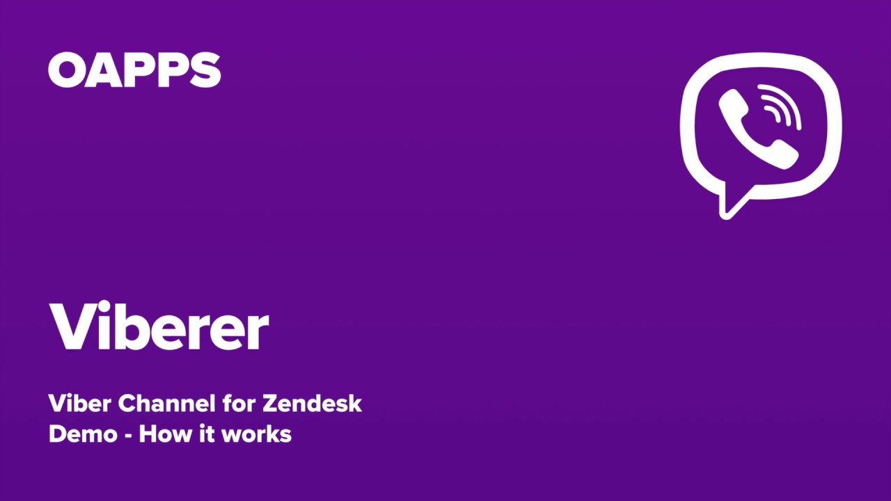 Viberer | How it works with your Zendesk - YouTube