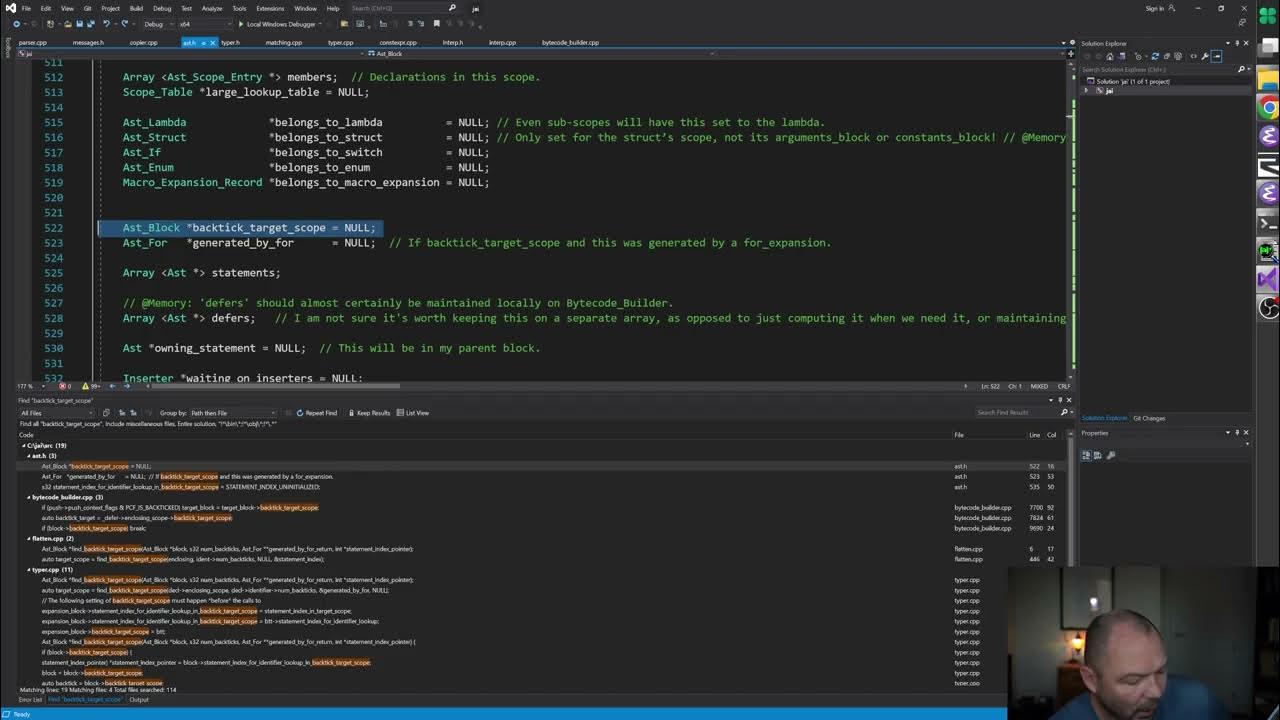 Compiler: Refactoring + Improving some internal stuff about macros. - YouTube