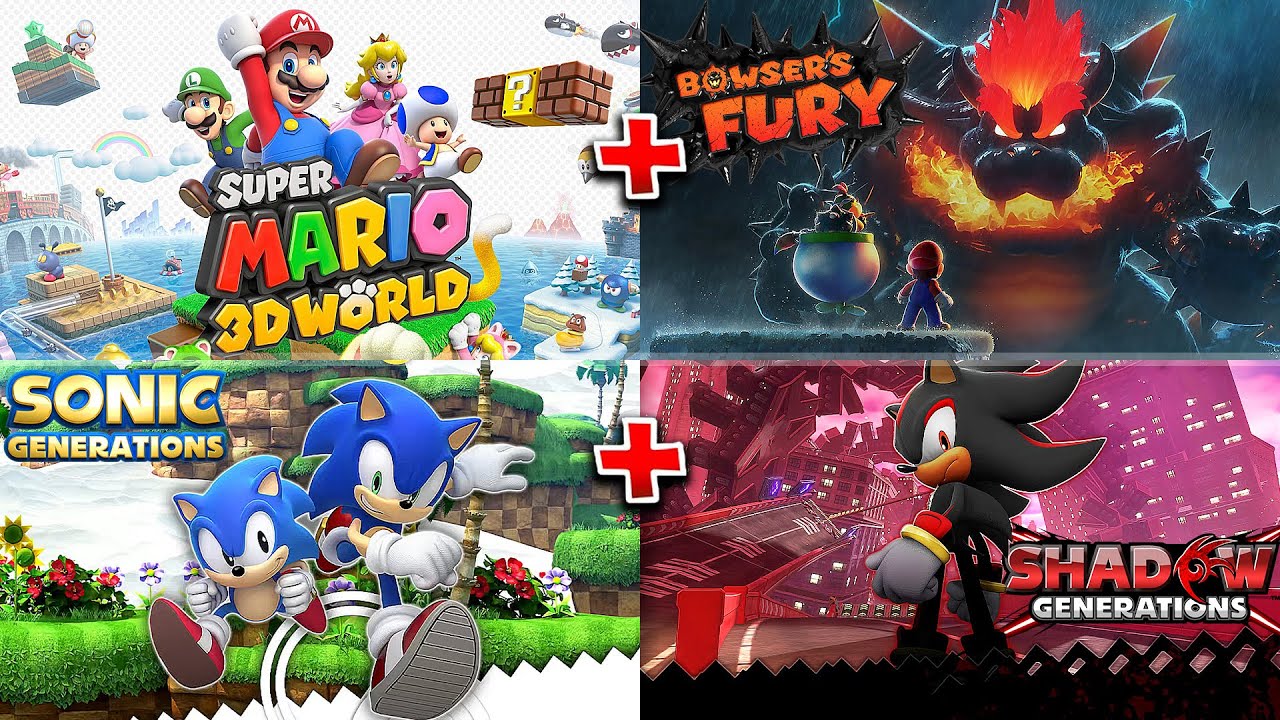 Super Mario 3D World + Bowser's Fury & Sonic x Shadow Generations ...