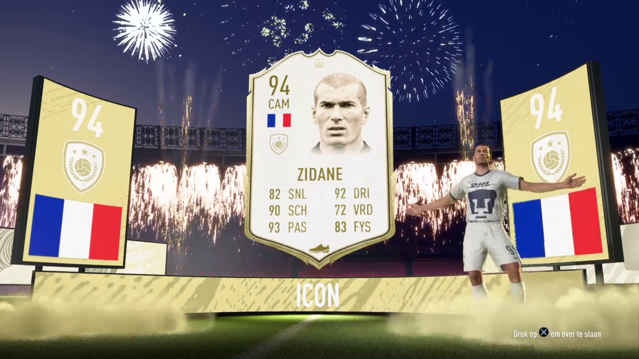 Fifa 20 Zidane in a pack - YouTube