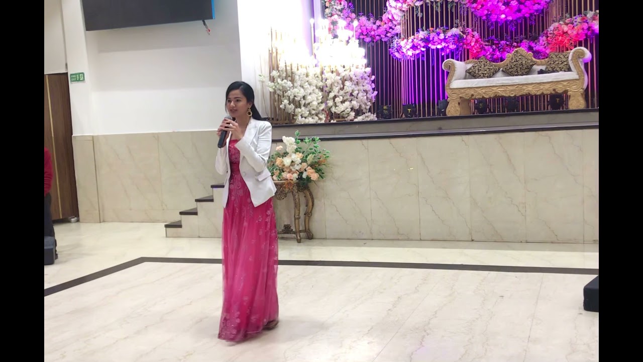 Wedding Reception anchoring - YouTube