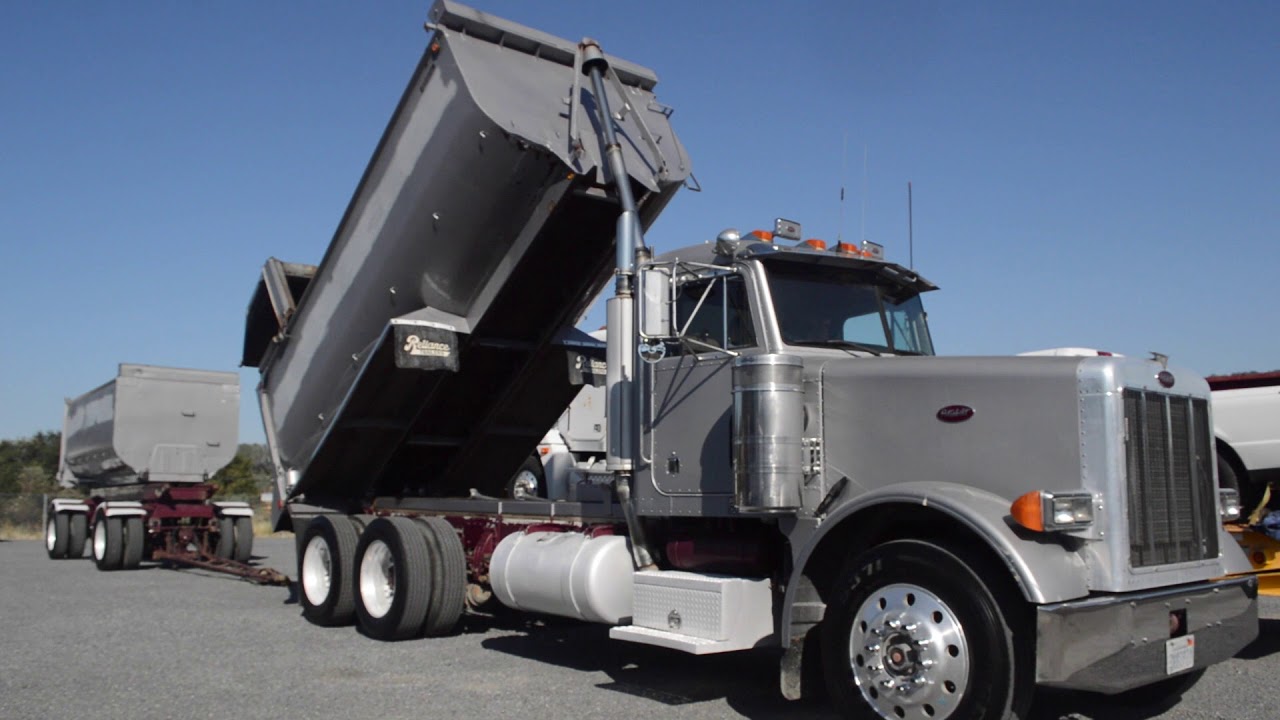 1990 Peterbilt 378 With Reliance Transfer Gear - u10757 - YouTube
