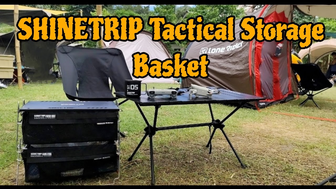 SHINETRIP TS-05 Series Tactical storage Basket Folding Outdoor Camping ...