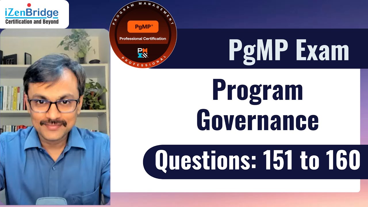 PgMP Exam Sample Mock Questions | Program Governance | 10 Practice ...