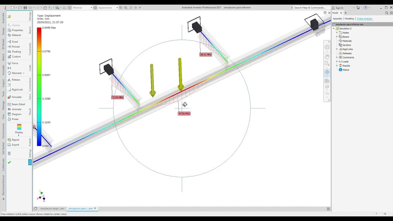 AUTODESK INVENTOR REQUERIMIENTO PARA INSTALCION DE VIGA RIEL PARA ...