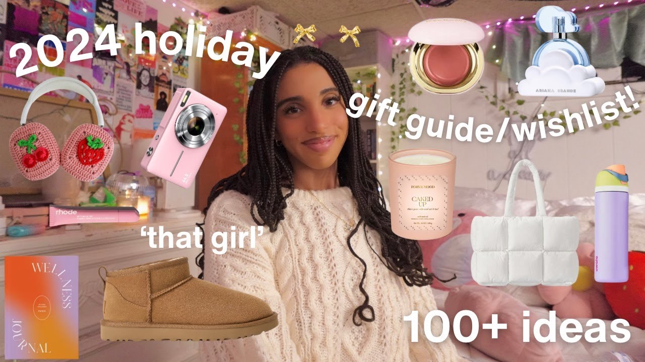 2024 ultimate holiday gift guide! 100+ wishlist ideas - YouTube