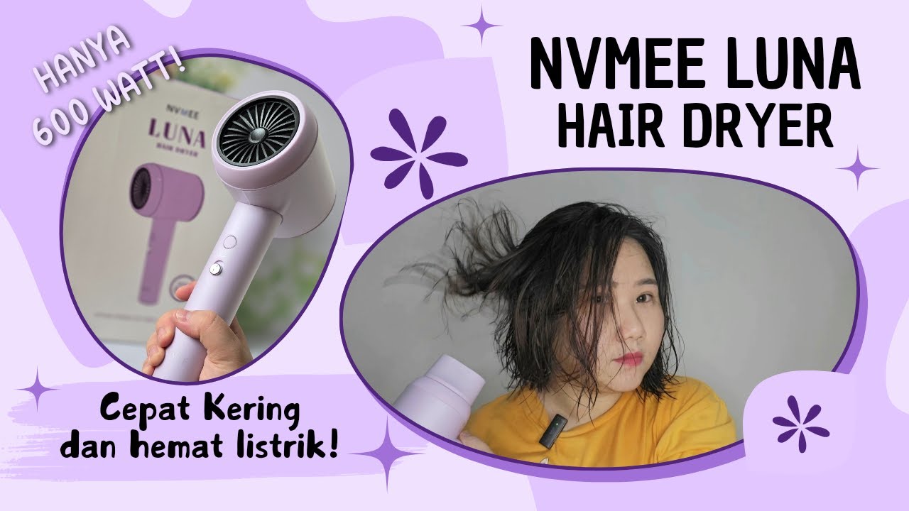 Hair dryer low watt & affordable || NVMEE LUNA HAIR DRYER - YouTube