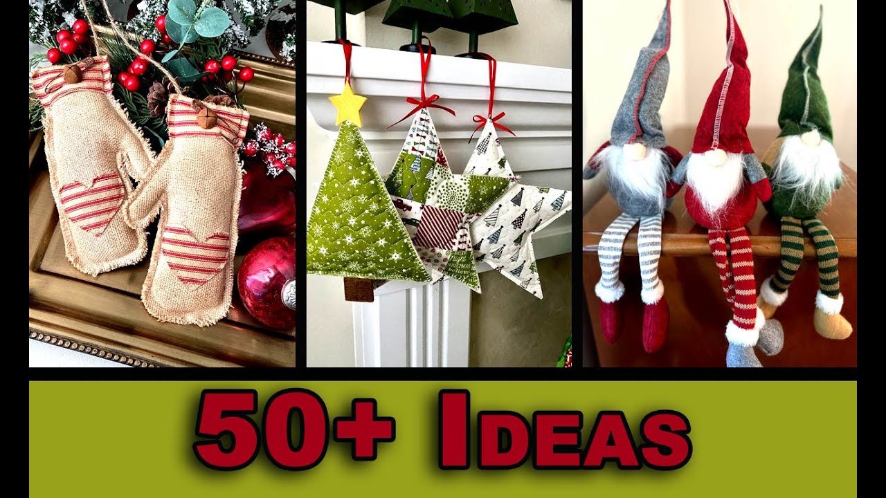 50+ Christmas Sewing Project Ideas | Unique Ornaments to Inspire You ...