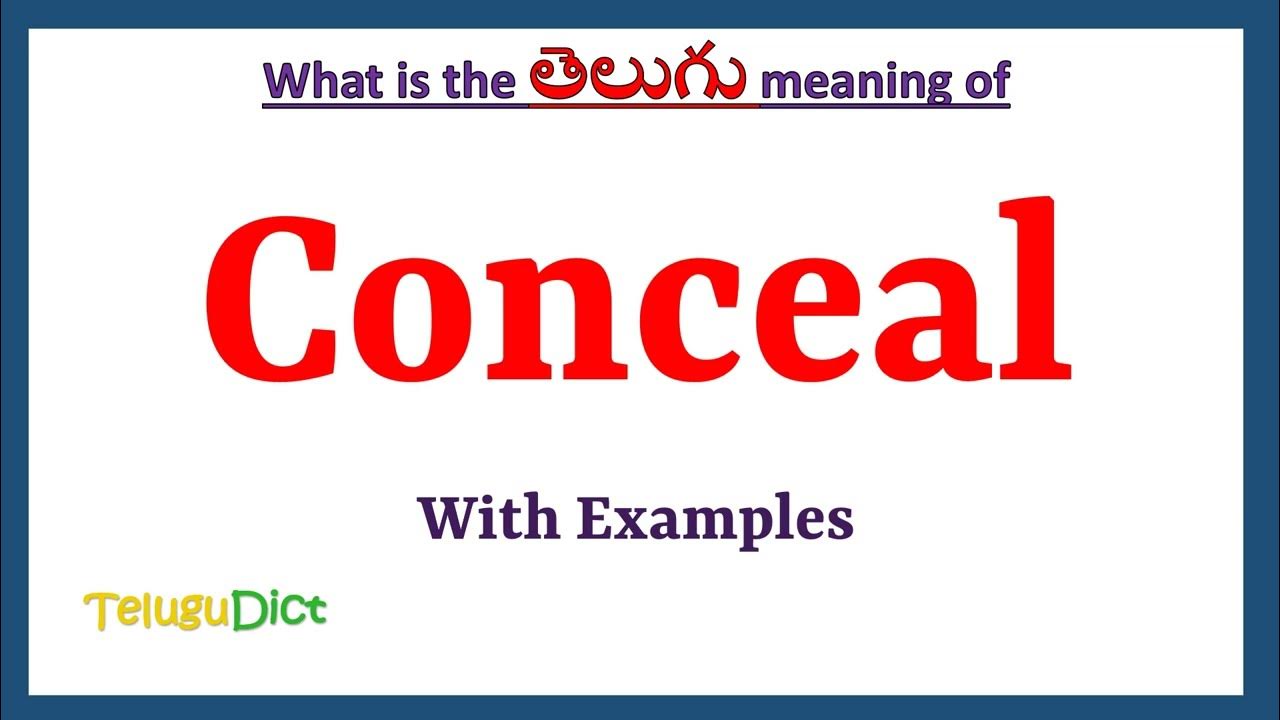 Conceal Meaning In Telugu Conceal In Telugu Conceal In Telugu conceal-meaning-in-telugu-conceal-in-telugu-conceal-in-telugu