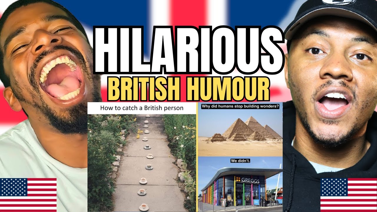 Americans React to British Humour At Its Finest - YouTube