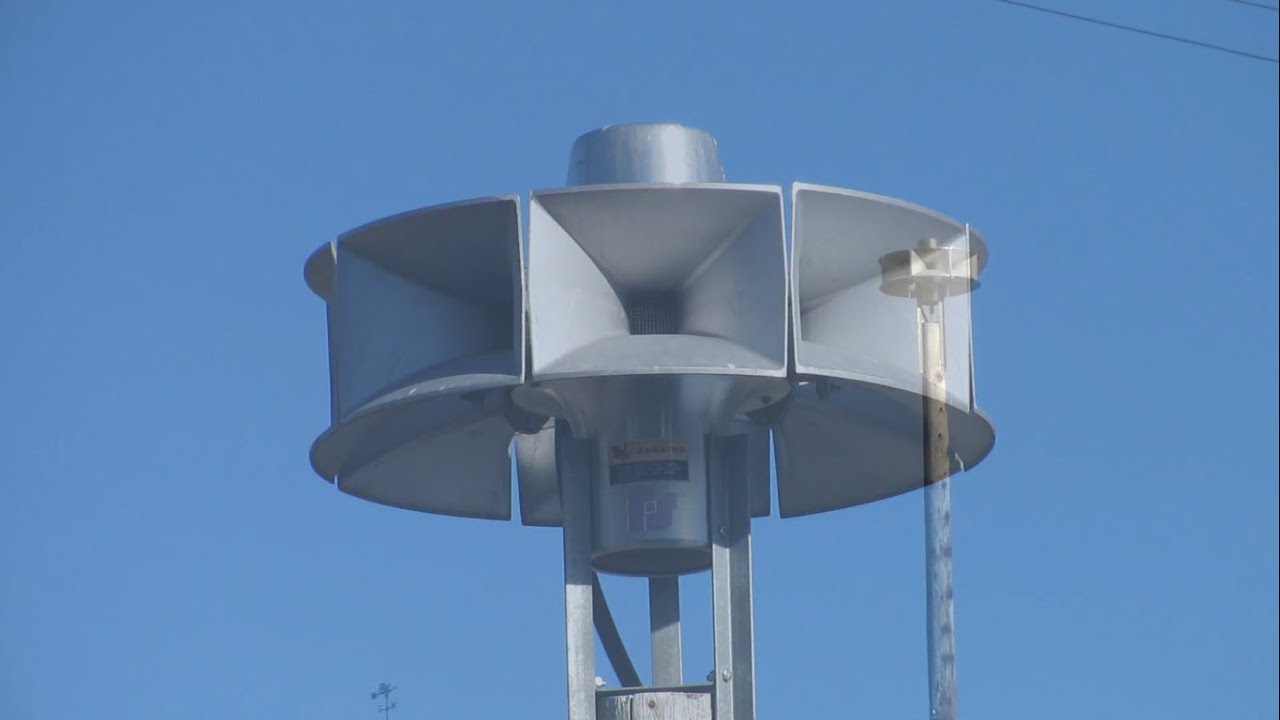 FS Eclipse 8 Siren Test, Humbird, WI - YouTube