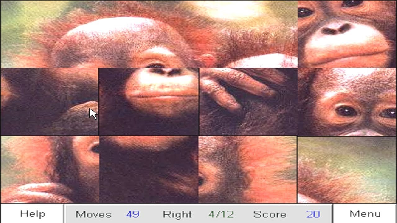 Grey Olltwit's Monkey Puzzle v1.2 (Windows game 2000) - YouTube