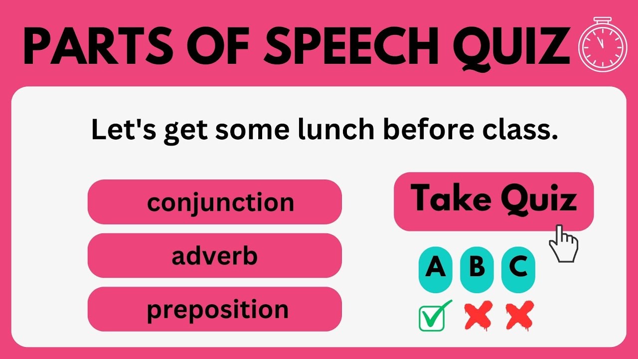 Think You Know Grammar? Parts of Speech Quiz | #GrammarQuiz # ...