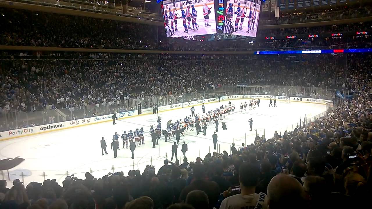 Rangers/Flyers Game 7 Handshake line 2014 - YouTube