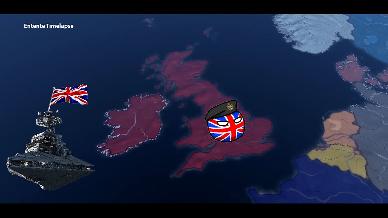 HOI4-Kaiserreich-British Exiles Timelapse - YouTube