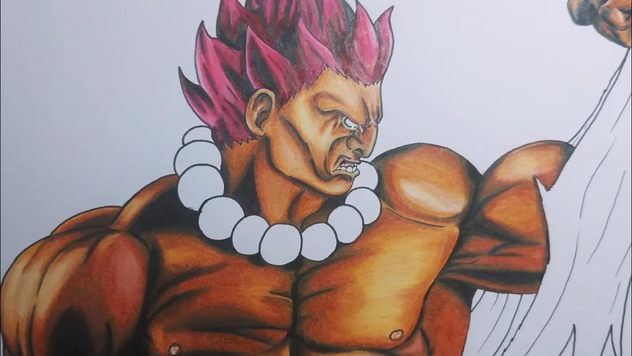 Drawing Akuma / Dibujano Akuma Street Fighter #akuma #streetfighter ...