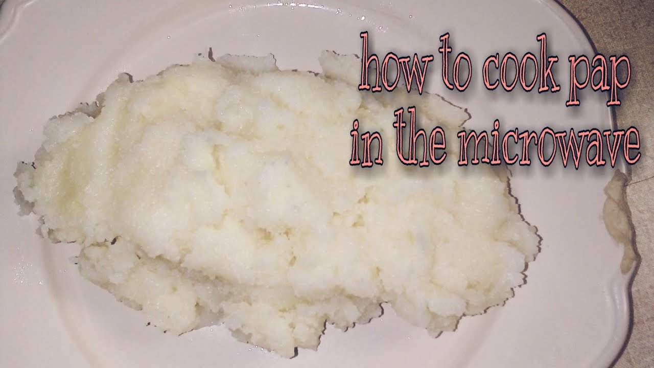 How to cook pap with a microwave - YouTube