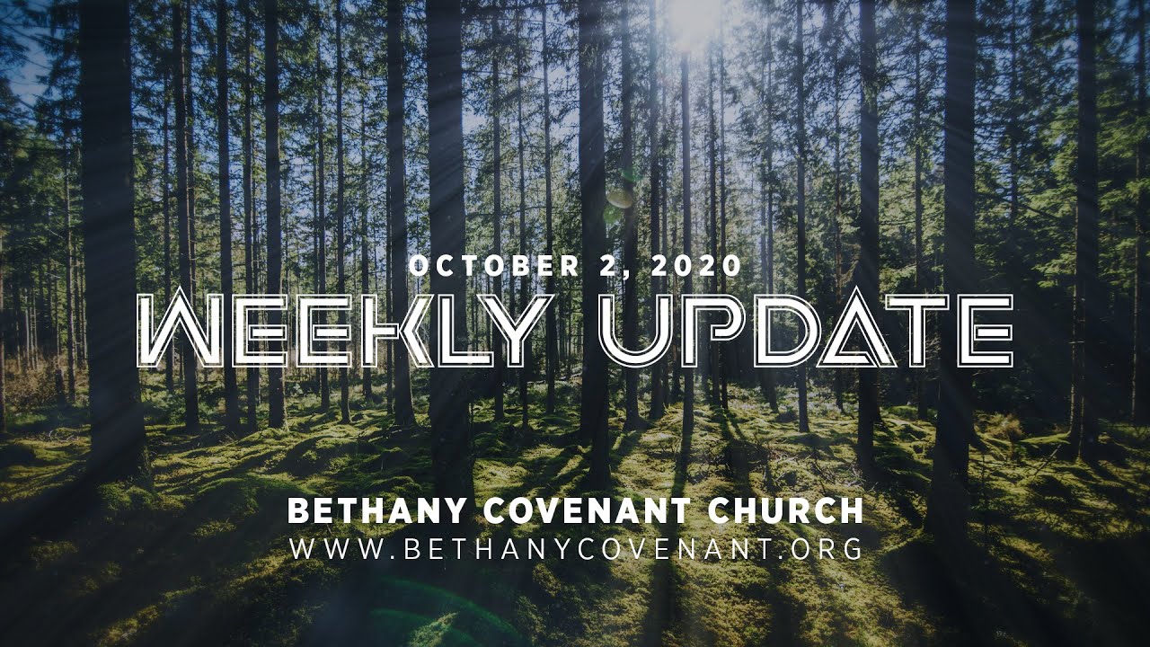 Weekly Update (October 2, 2020) - YouTube