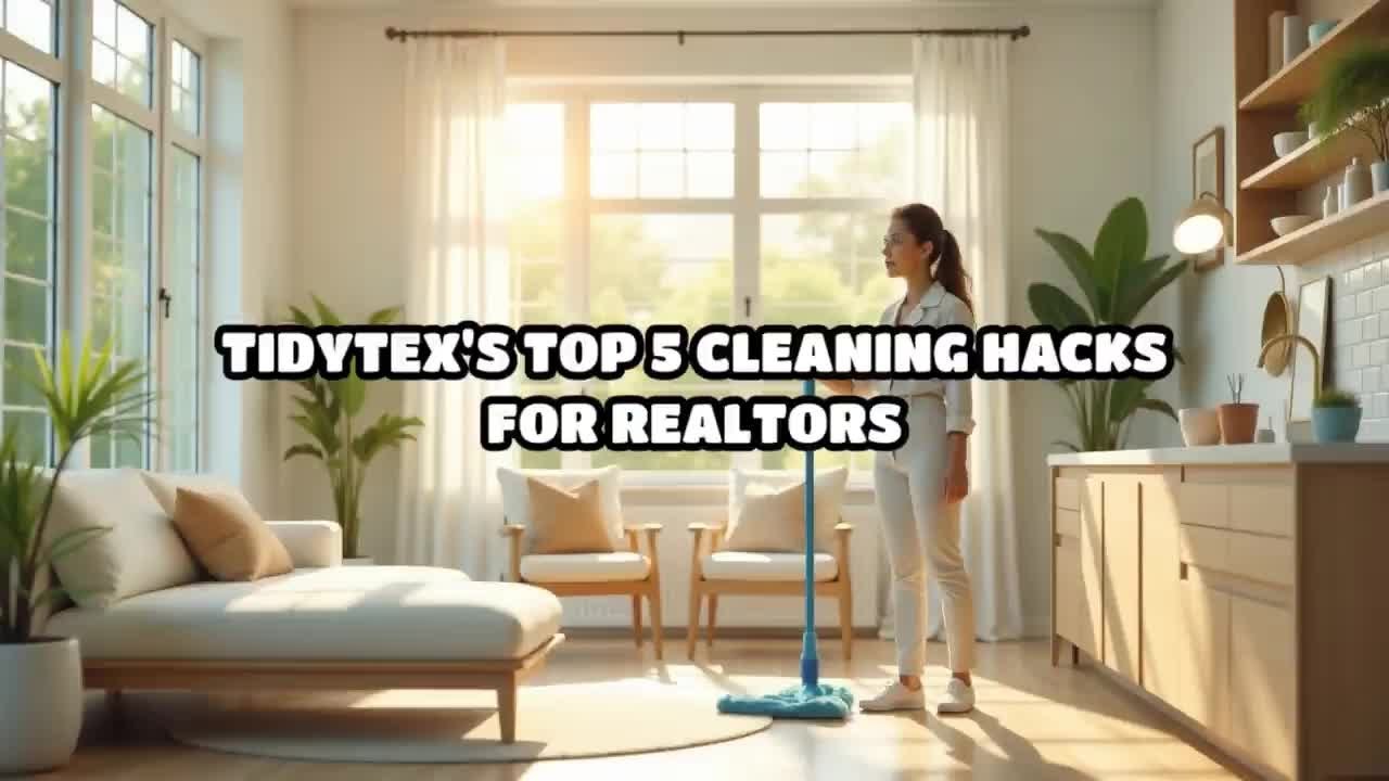 TidyTex's Top 5 Cleaning Hacks for Realtors - YouTube