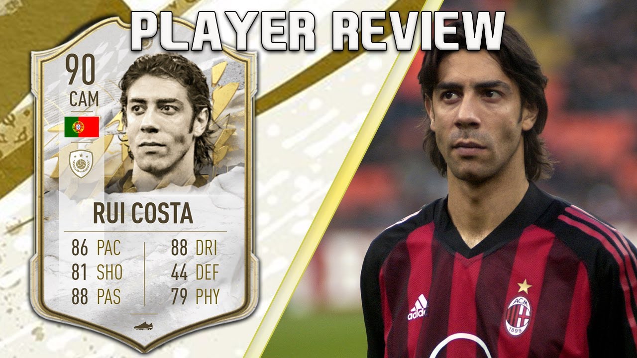 UNDERRATED CARD? 🤔 90 PRIME ICON RUI COSTA PLAYER REVIEW! FIFA 22 ...