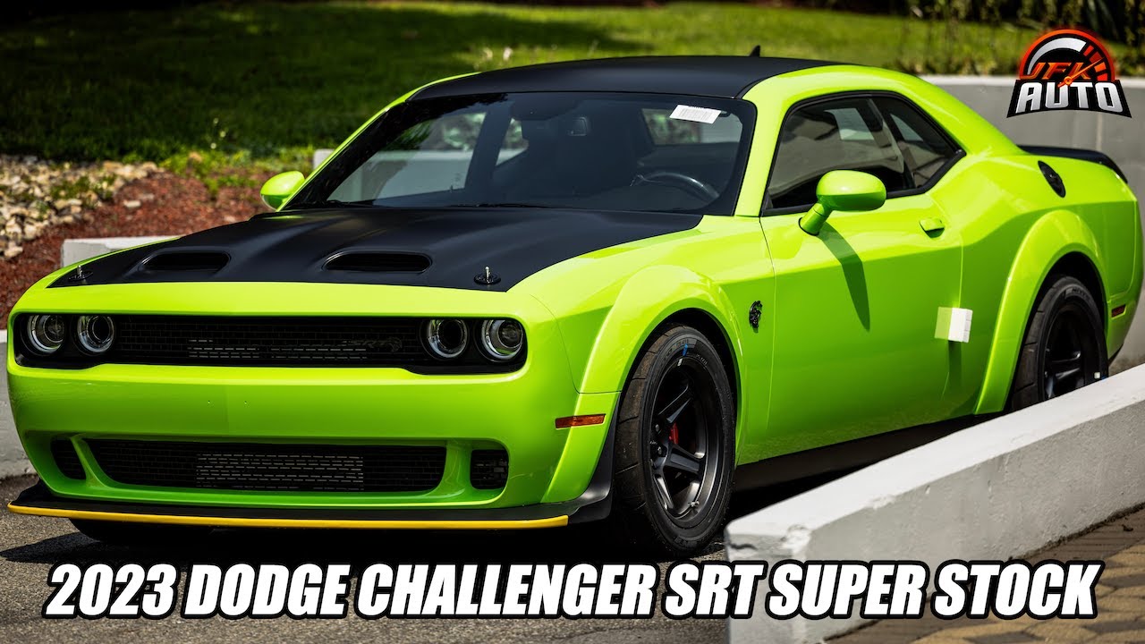 LAST CALL 2023 DODGE CHALLENGER SRT Super Stock Breakdown - YouTube