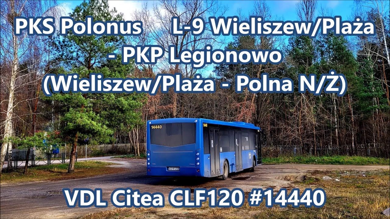 PKS Polonus - VDL Citea CLF-120 #14440, linia L-9 - YouTube