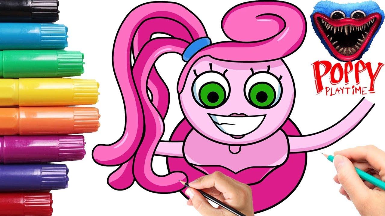 HOW TO DRAW MOMMY LONG LEGS | Friday Night Funkin (FNF) - Easy Step By ...