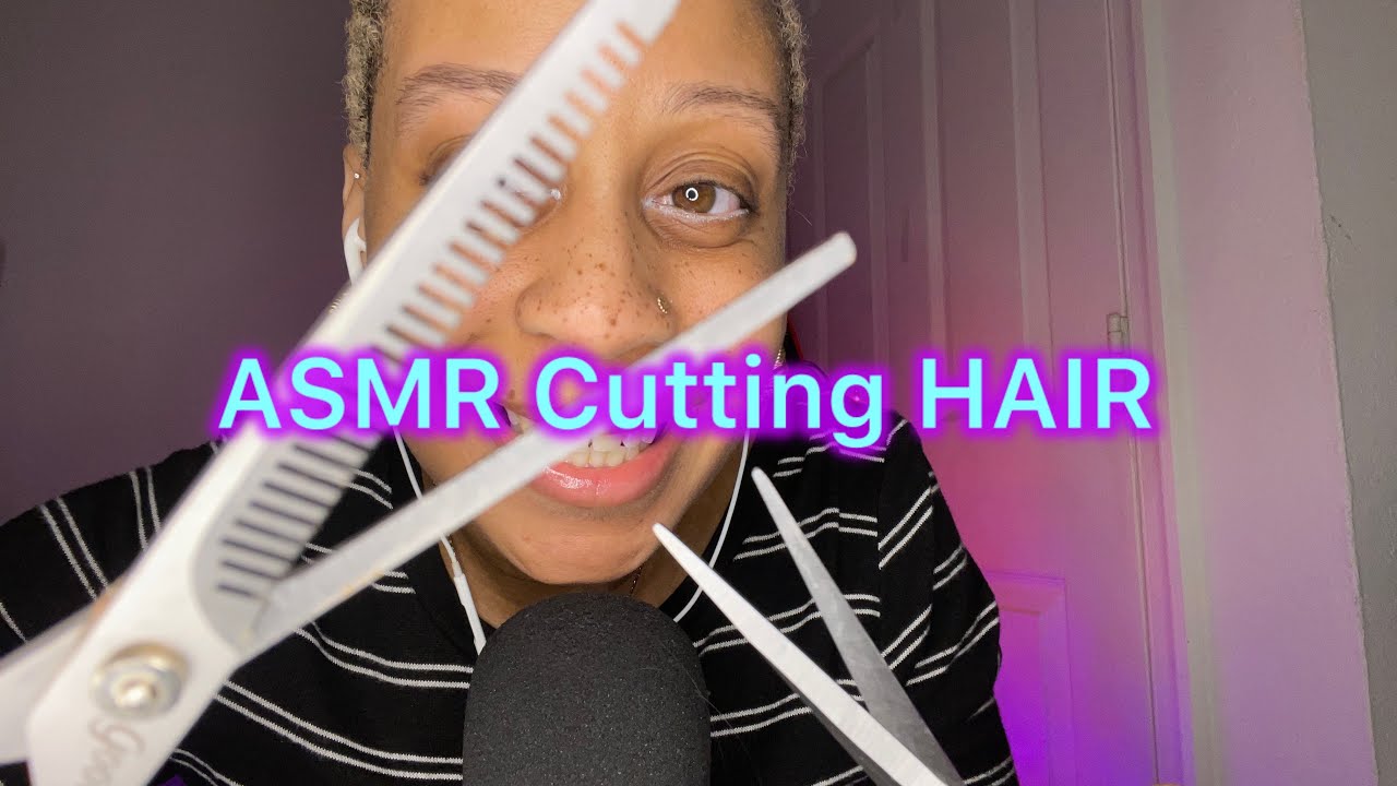 ASMR Cutting HAIR 💇‍♀️ ️ - YouTube