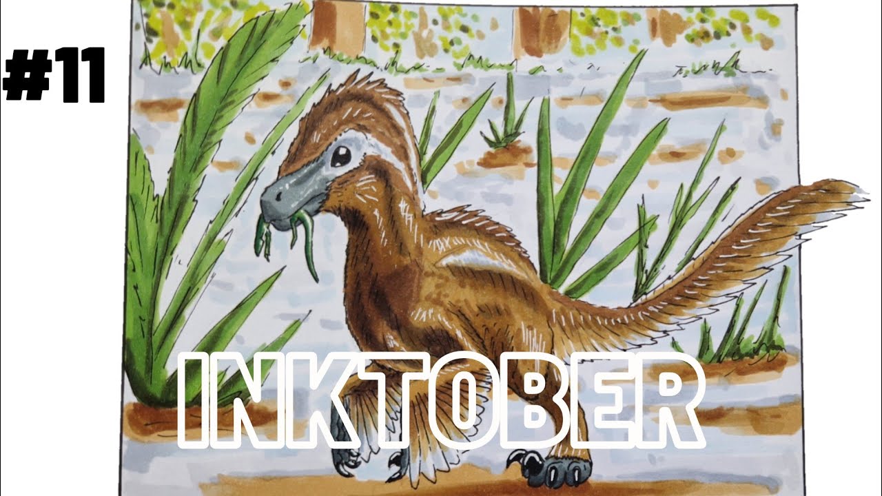 Drawing the Balaur bondoc Inktober day 11 - YouTube