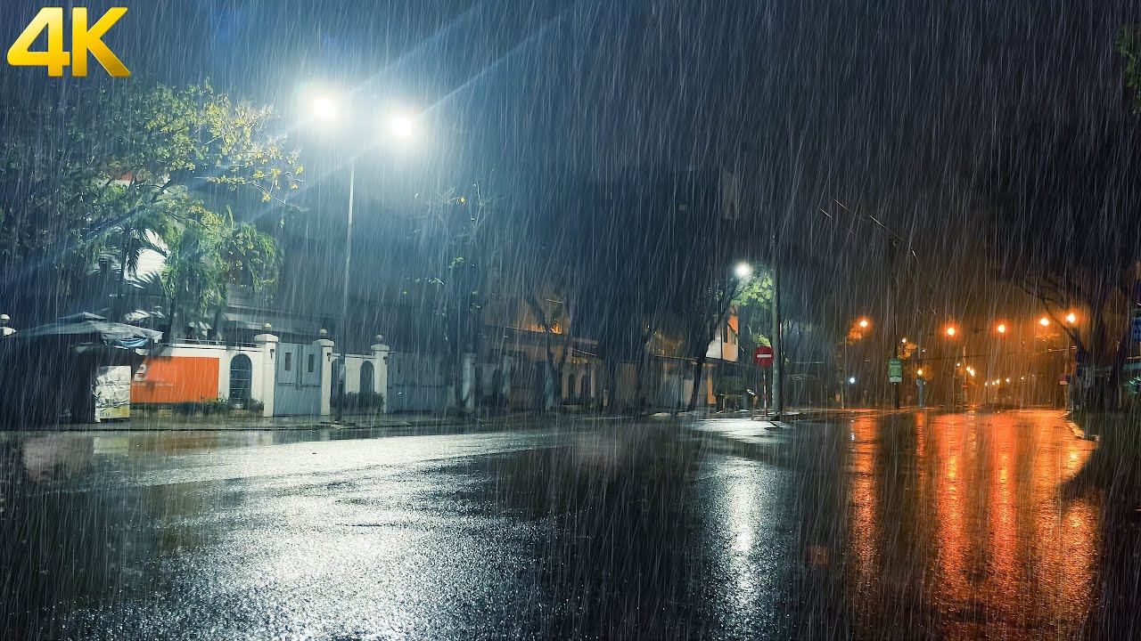 Soothing Rain Sounds | RELAX with Heavy Rain and Thunder on a Cozy ...