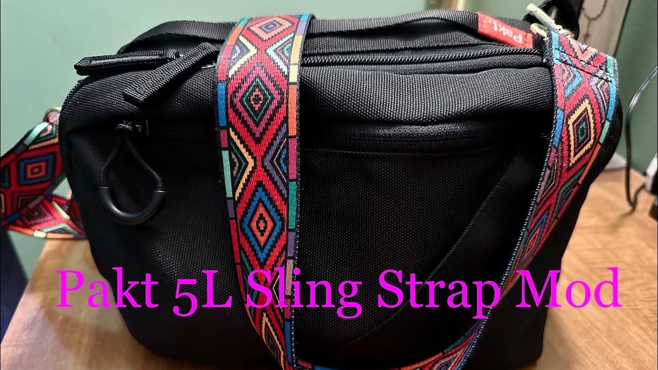 Pakt Everyday Sling 5L Strap Modification 🙌 - YouTube