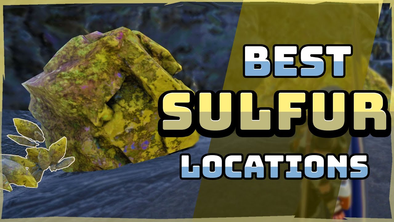 The Ultimate Guide to Sulfur Mining Locations - YouTube