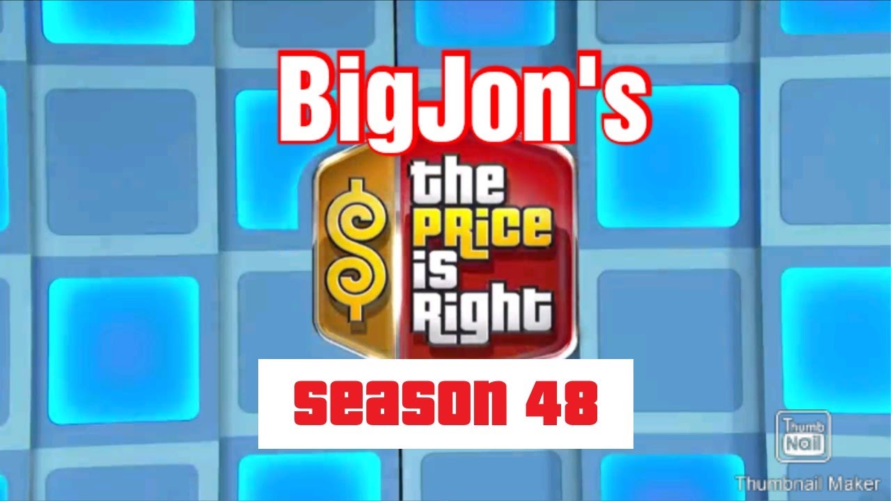 BigJon's The Price Is Right: Season 48 Recreation - YouTube