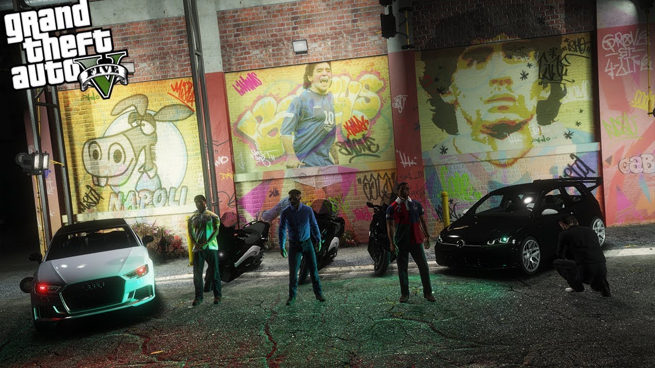 JIMMY VIENE PESTATO. IL CLUB DEL NAPOLI DI TREVOR LO AIUTA - GTA 5 MOD ...