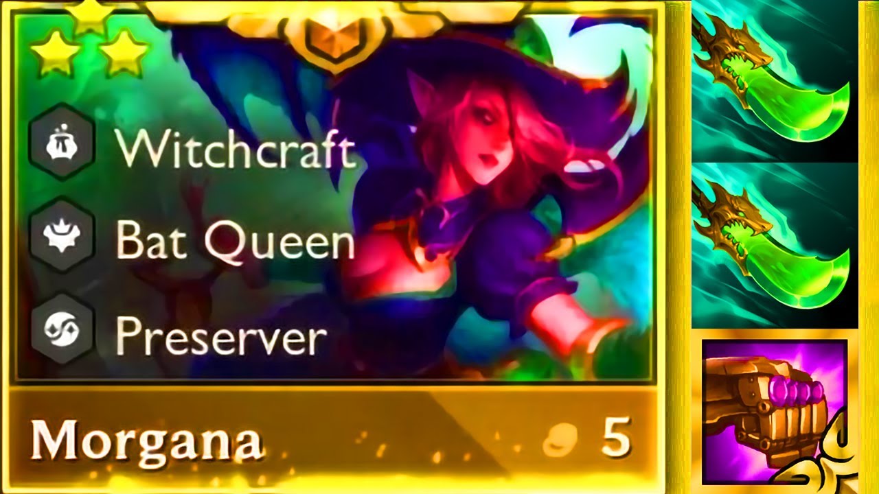 WORLD FIRST 3 STAR MORGANA ⭐⭐⭐ TFT SET 12 - YouTube