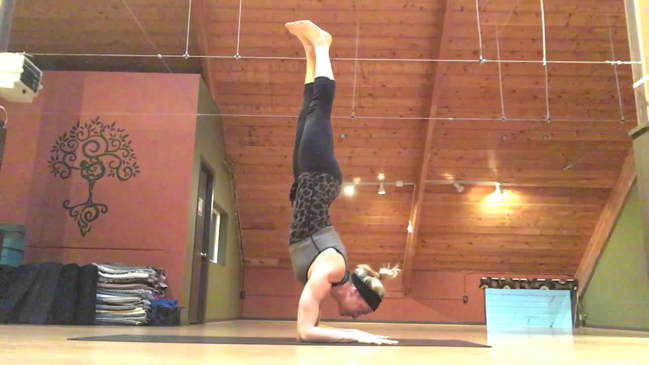 Forearm Stand to Baby Crow Pose - YouTube