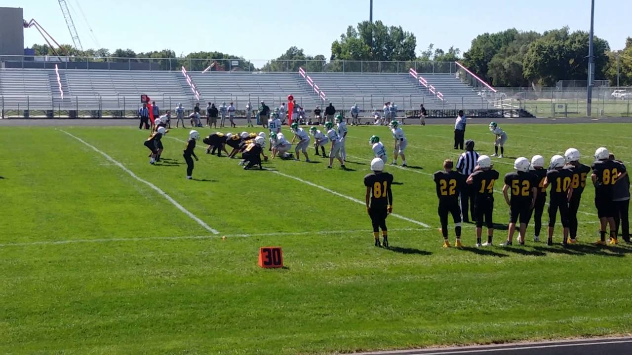 Pierre SD Georgia Morse Middle School Football team in Mitchell - YouTube