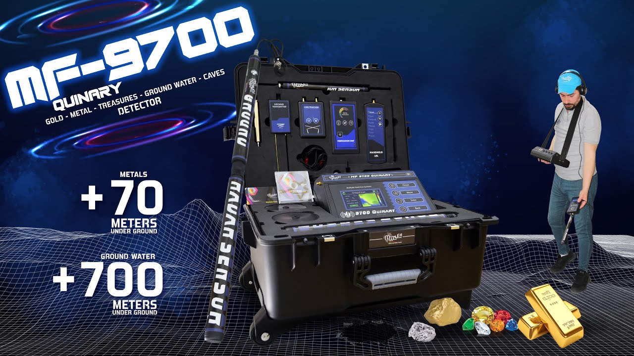 MF-9700 QUINARY" Integrated Search Station to Detecting Gold, Metal ...