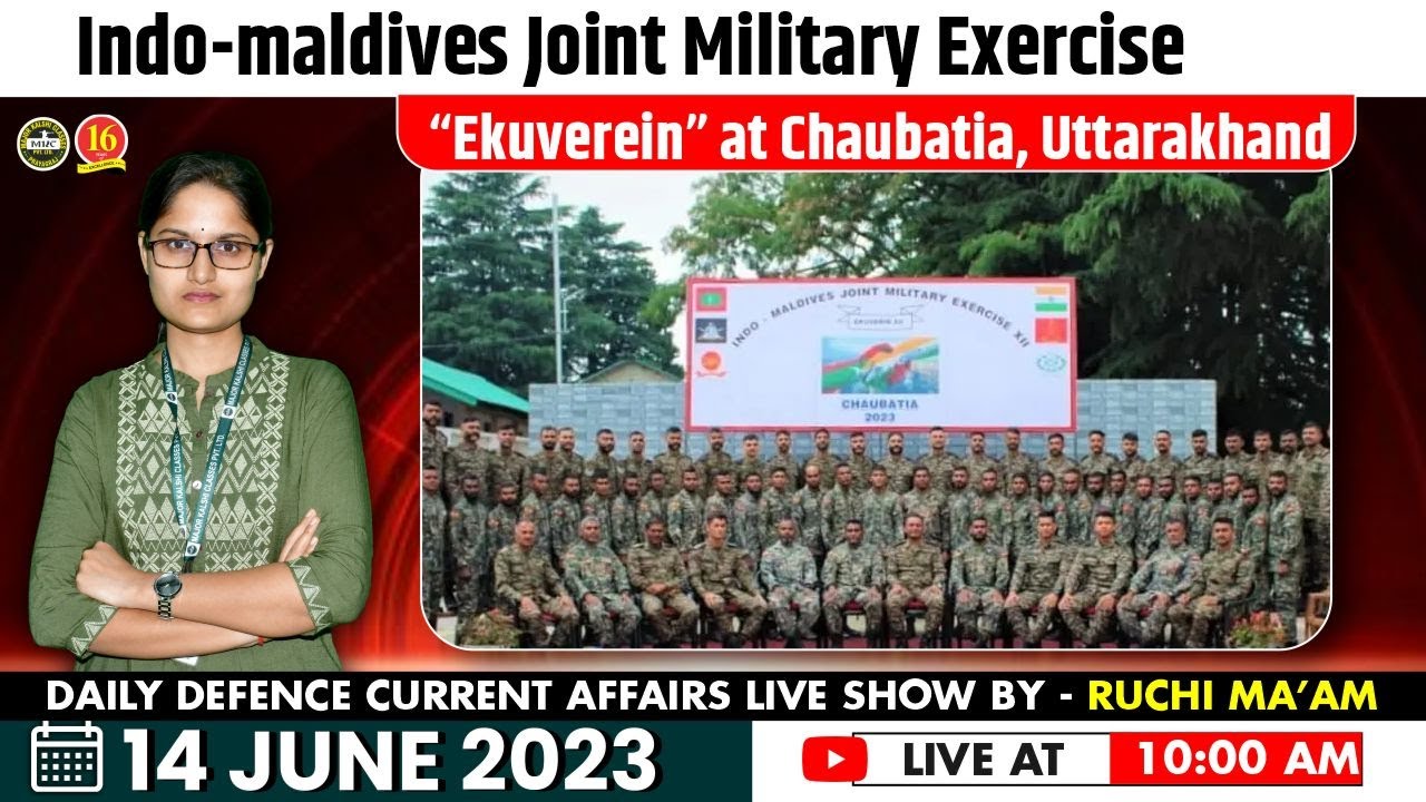 Today Defense Current Affairs | 14 June 2023 | NDA, CDS ,AFCAT, SSB ...