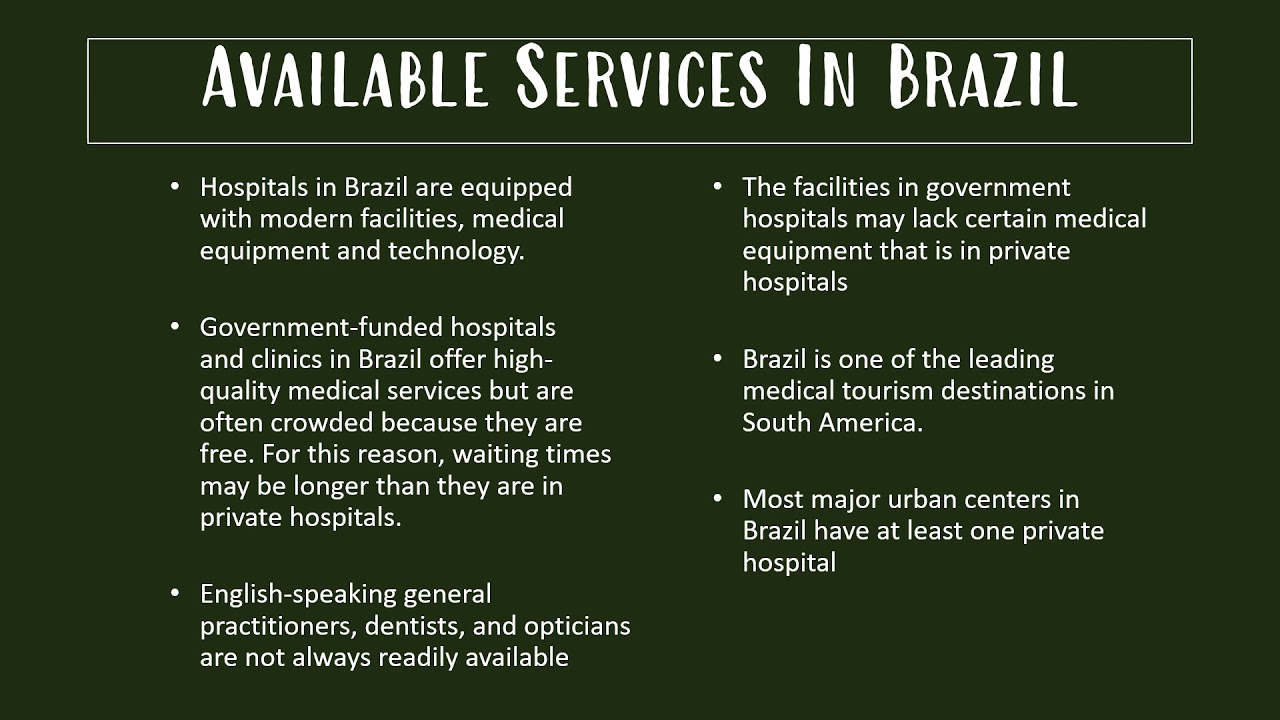Global Health Care Presentation Brazil - YouTube