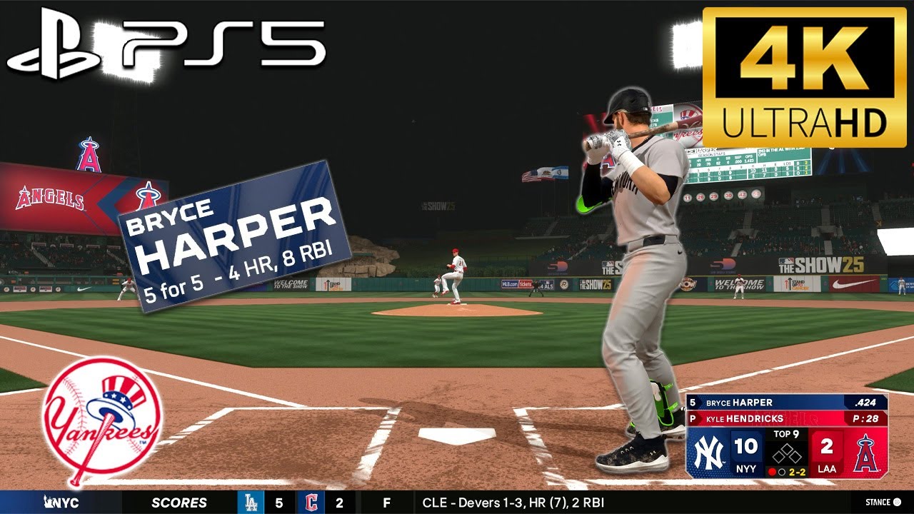 MLB The Show 25 Franchise Gameplay- New York Yankees vs. Los Angeles ...