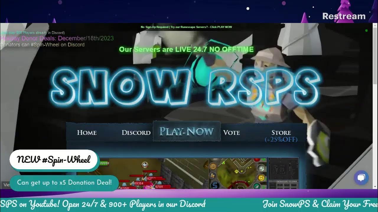 Brand New Custom RSPS - SnowSpawn! & Join SnowPS on Rust Console - Community Servers - YouTube