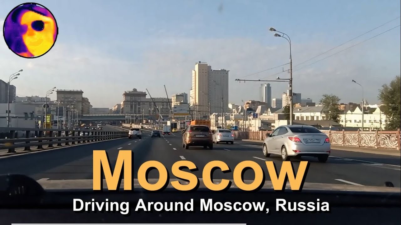 Driving Around Moscow, Capital of Russia. Very Nice City. - YouTube